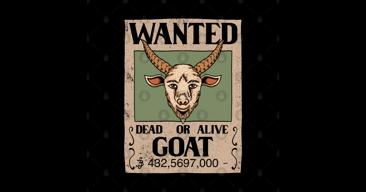 Criminal Goat - Goat - Sticker | TeePublic