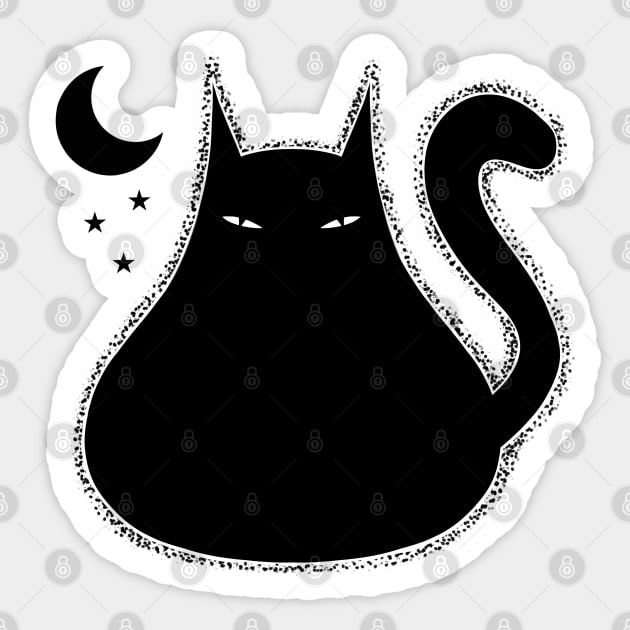 Evil cat - Cat - Sticker | TeePublic