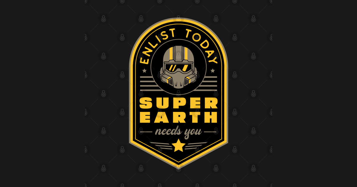 Super Earth Needs You - Helldivers 2 - T-Shirt | TeePublic