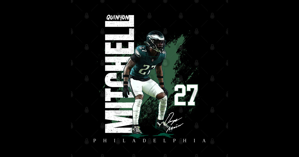 Quinyon Mitchell #27 Football Cartoon KFQM001 - Quinyon Mitchell ...