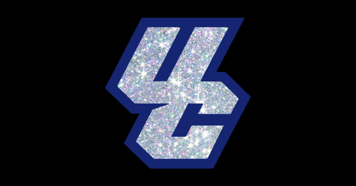 Utica College UC glitter logo - Utica College - Sticker | TeePublic