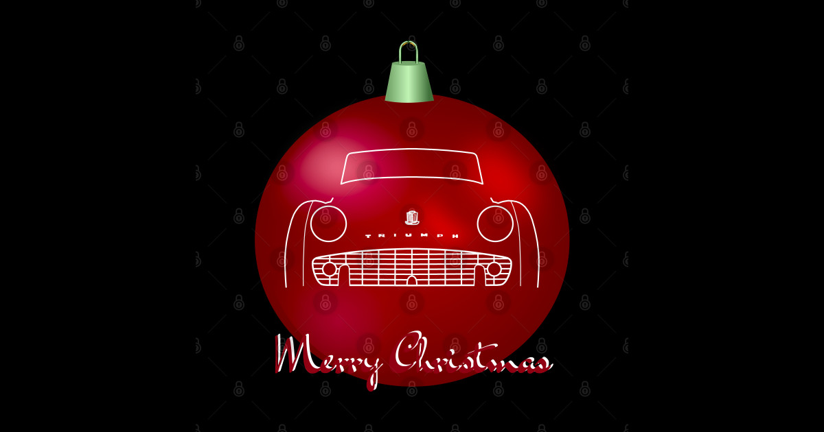 Triumph TR3 classic British sports car Christmas ball special edition ...