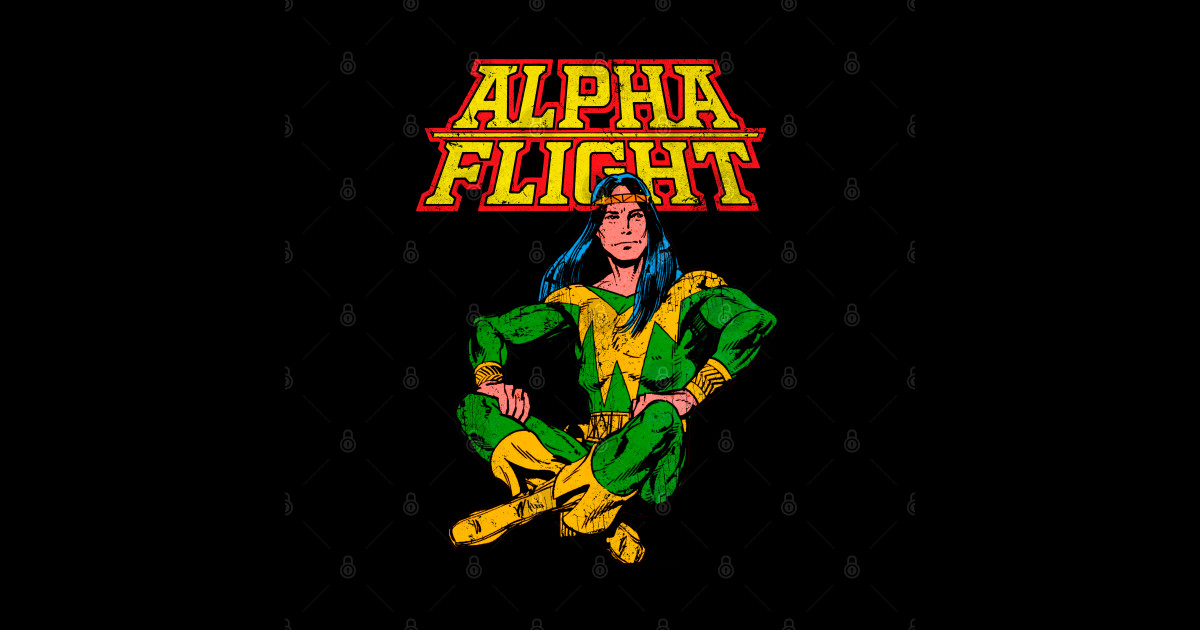 Alpha flight Shaman - Alpha Flight - Sticker | TeePublic
