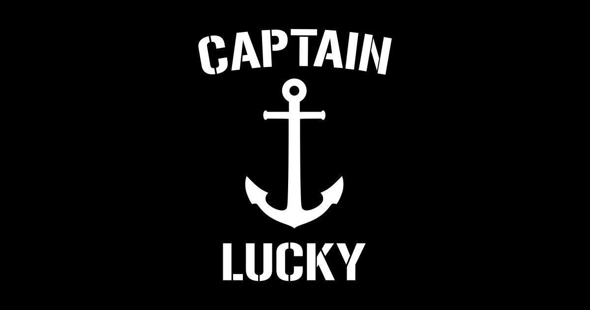 Nautical Captain Lucky Personalized Boat Anchor - Captain Lucky ...