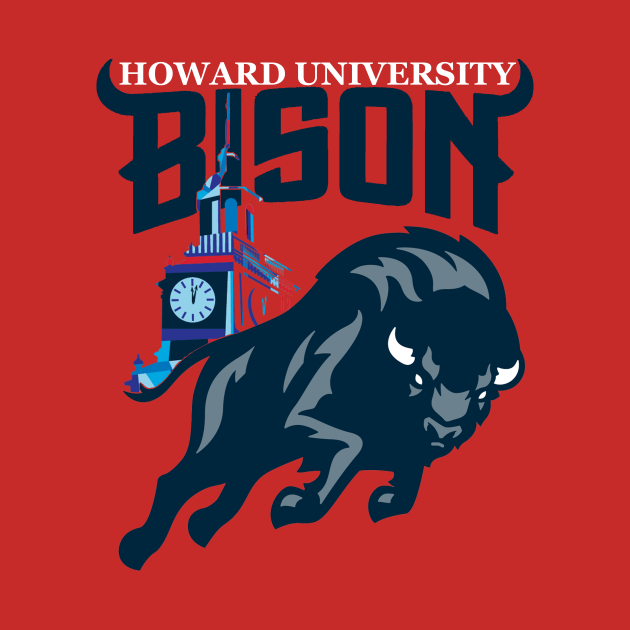 Howard Bison Tee - Howard University - Mask | TeePublic