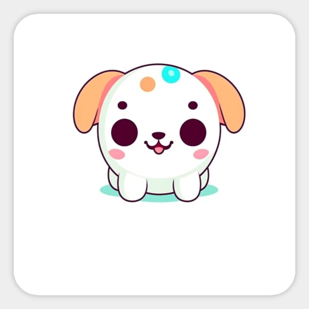Perrito tierno - Desing Art - Sticker | TeePublic