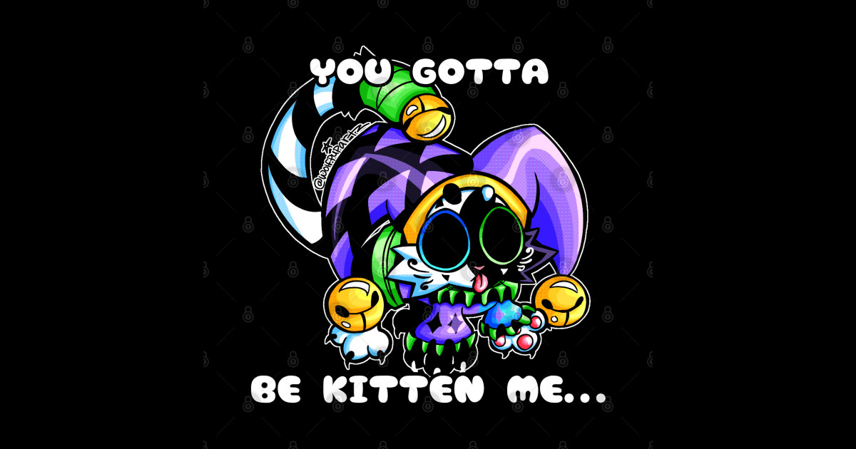 Jester Kitty Cat - Cat - Sticker | TeePublic