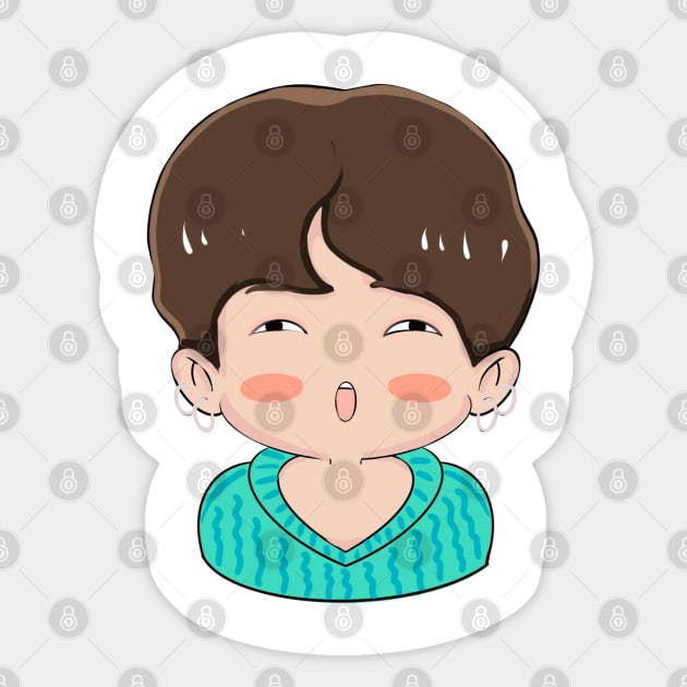 Cute Suga from bts - Suga - Sticker | TeePublic