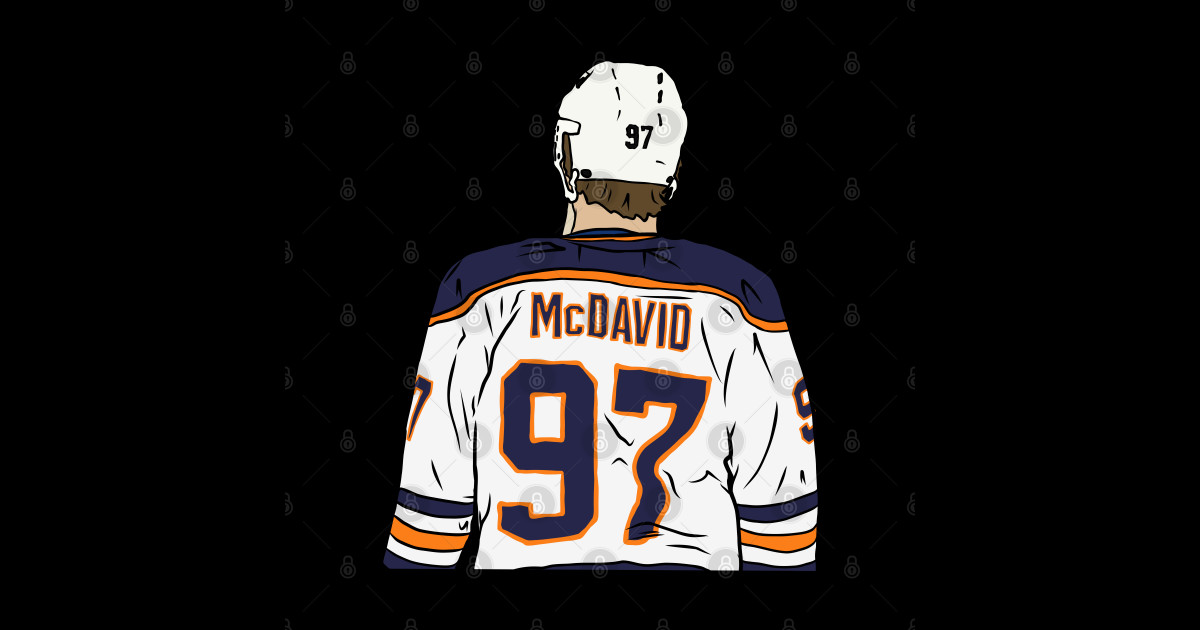 Connor McDavid Back-To - Connor Mcdavid - Sticker | TeePublic