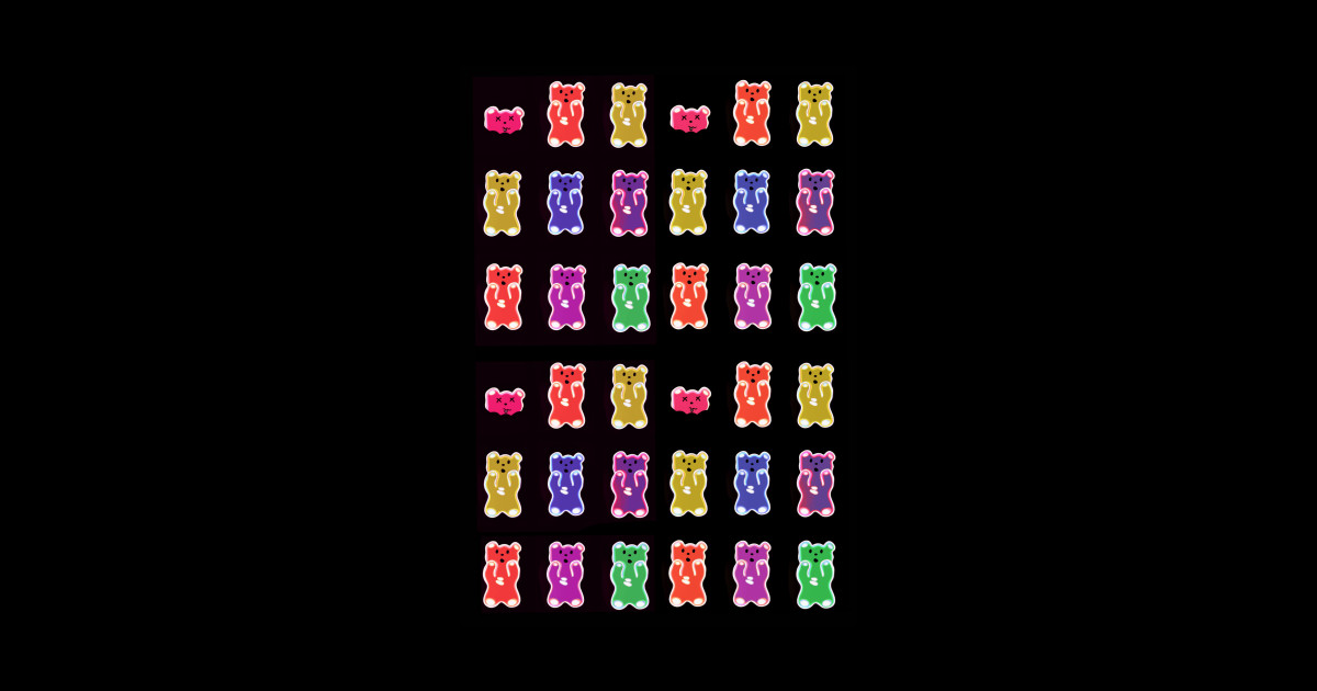 Gummy bear scream edition - Gummy Bears - Sticker | TeePublic