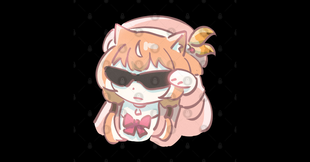 Fanmerch Ayunda risu meme cat - hololive ID - Meme - Hat | TeePublic