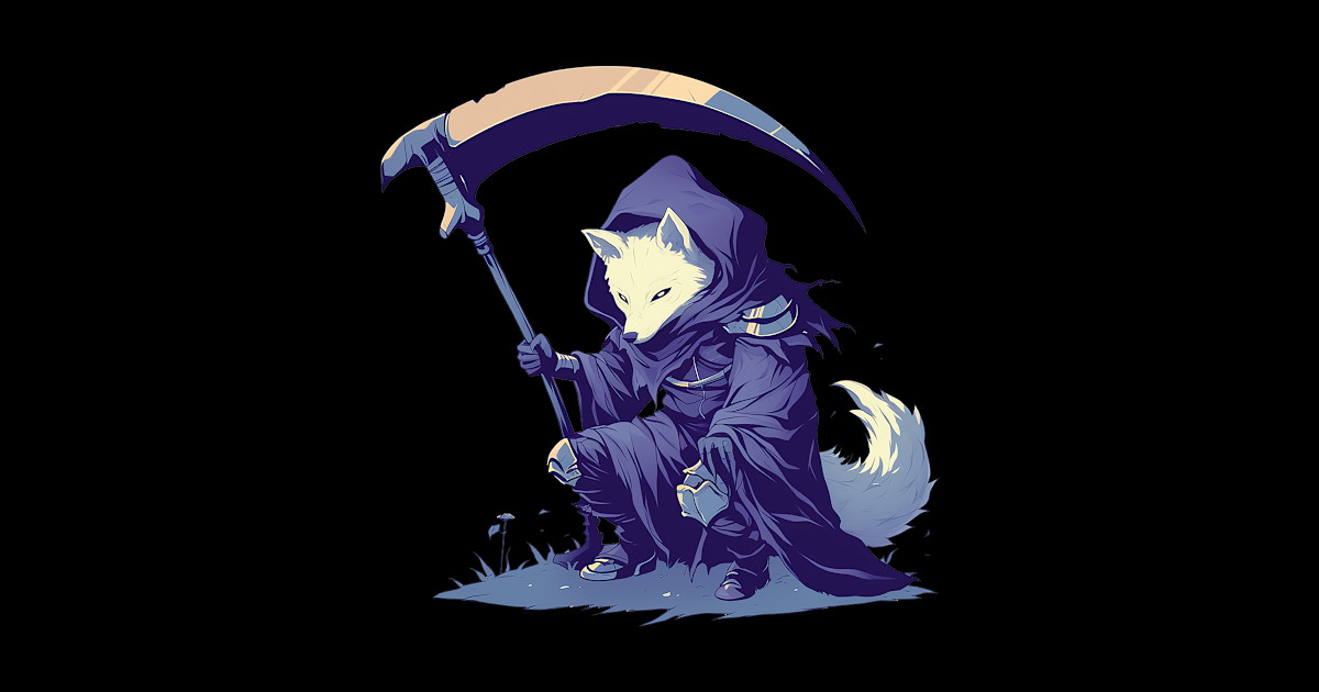 wolf reaper - Wolf Reaper - Sticker | TeePublic