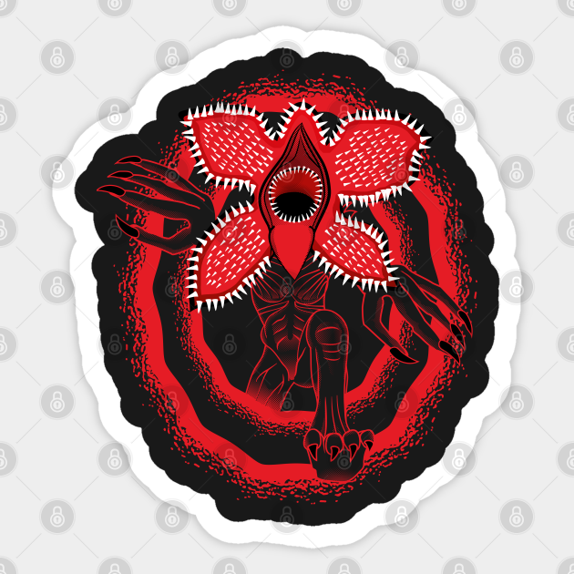 The Demogorgon is Back - Stranger Things Demogorgon - Sticker | TeePublic
