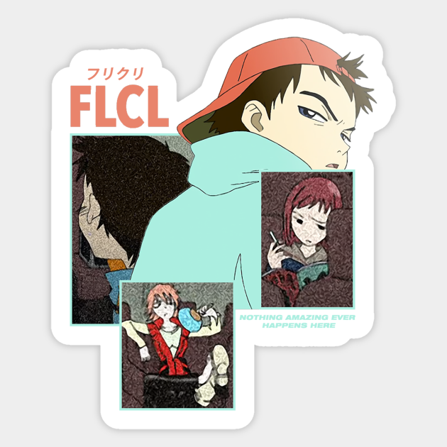 FLCL ''DEAD END'' V1 - Flcl - Sticker | TeePublic