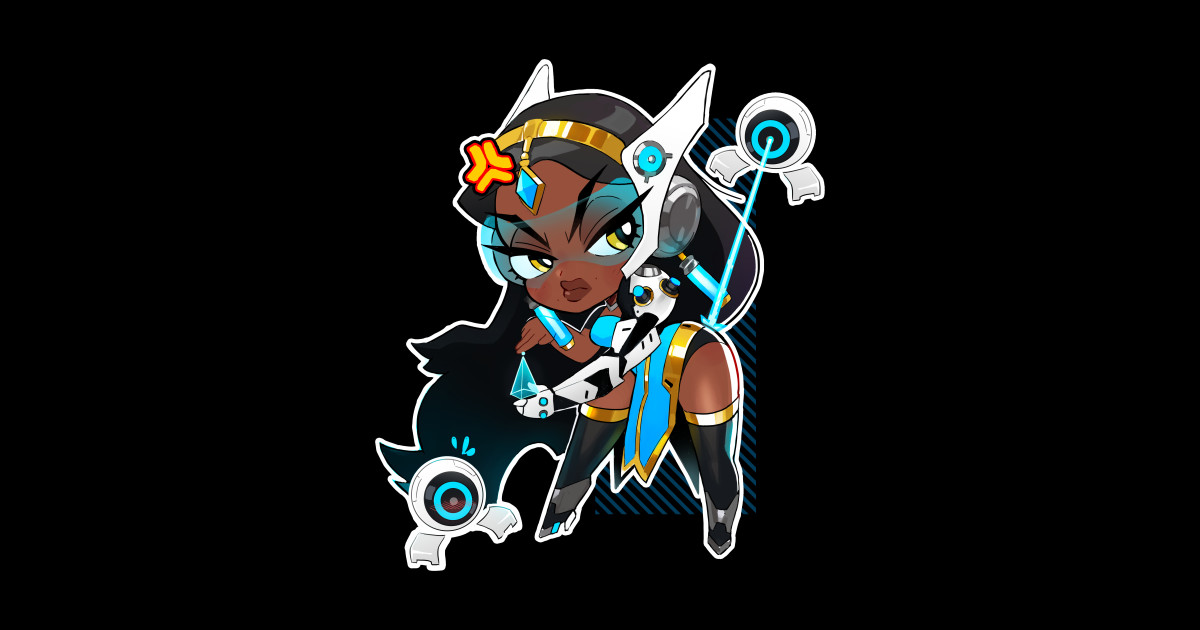 Chibi Symmetra - Symmetra - Sticker | TeePublic