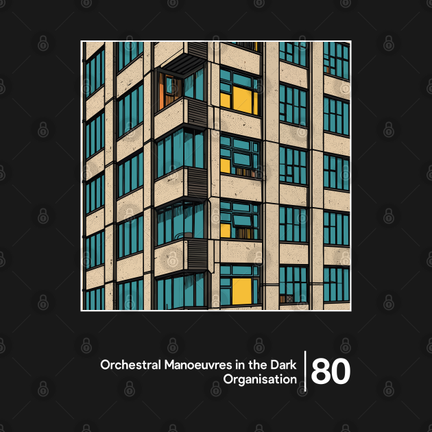 Organisation - OMD - Original Illustration Artwork - Omd - T-Shirt ...