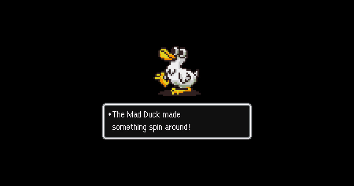 Mad Duck - Earthbound - Sticker | TeePublic