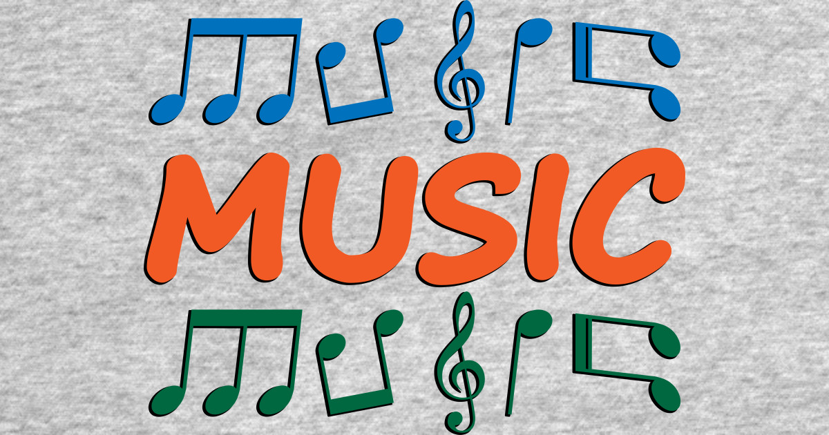 Music logo design - Music Typographic Logo Design - T-Shirt | TeePublic