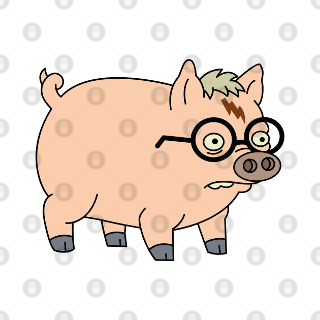 Harry Plopper - Pig - T-Shirt | TeePublic