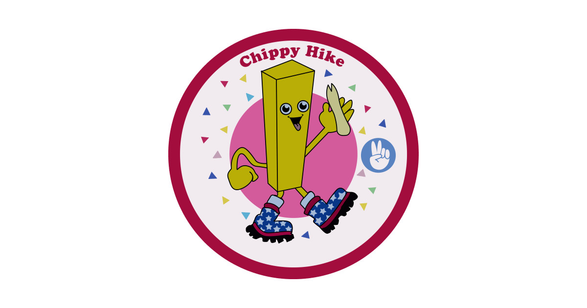Chippy Hike badge - Chippy Hike - T-Shirt | TeePublic