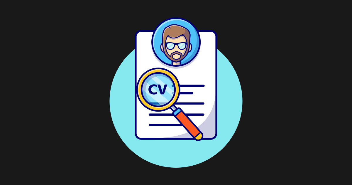 Curriculum Vitae Cartoon Vector Icon Illustration - Cv - T-Shirt ...
