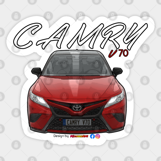 Toyota Camry V70 - Camry - Sticker | TeePublic