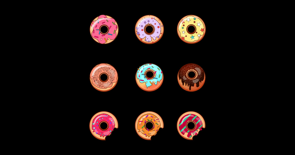 TJC - I Love Donuts - Donut - Sticker | TeePublic