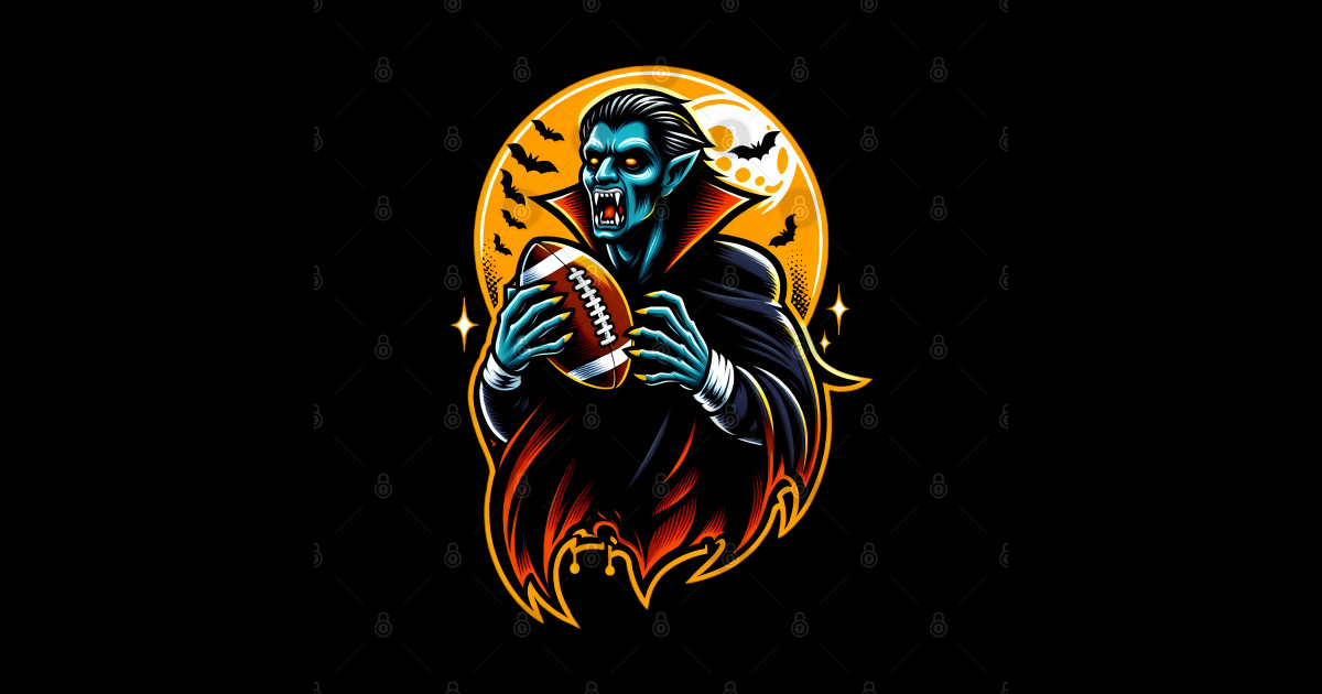 Vampire Football - Vampire - Posters and Art Prints | TeePublic