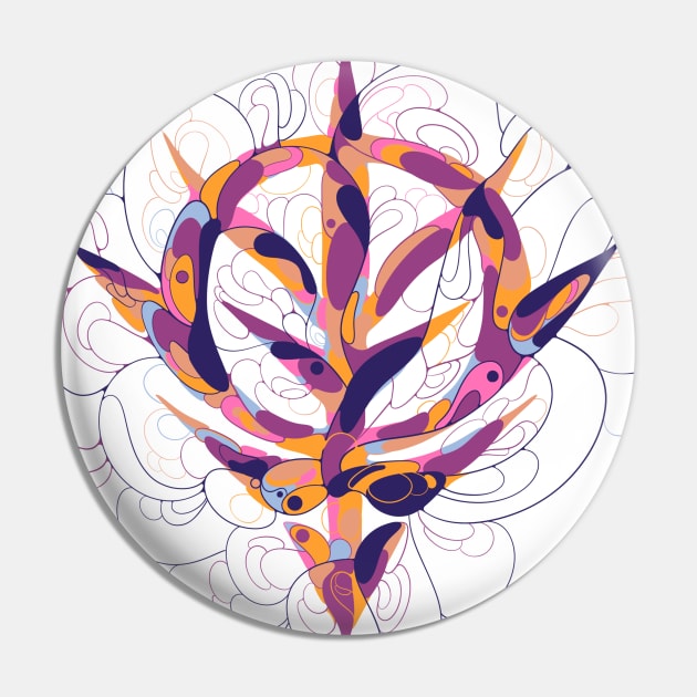 Zeon Logo Gundam Pop Art - Zeon Logo Gundam - Pin | TeePublic