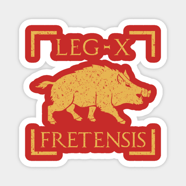 Legio X Fretensis Boar Emblem Roman Legion - Vexillum - Magnet | TeePublic