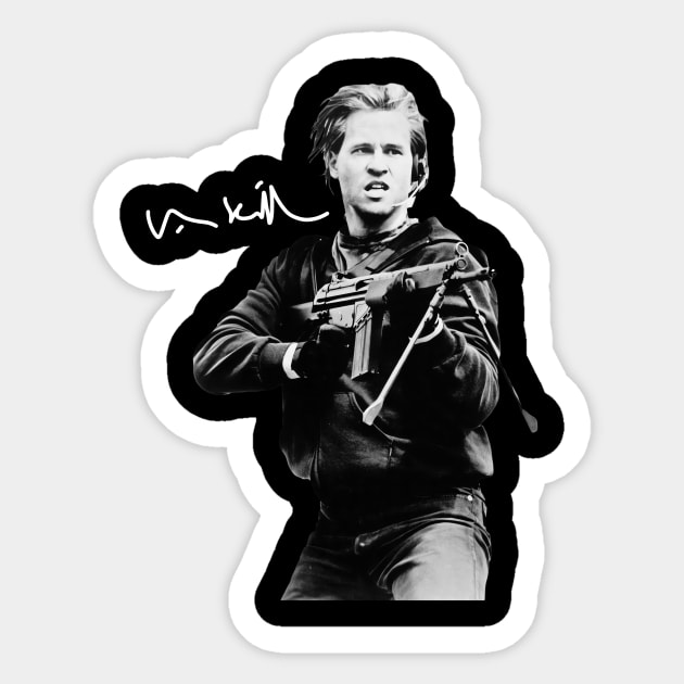 Val Kilmer, Ice Man, Heat, Val Kilmer Memorial - Val Kilmer - Sticker ...