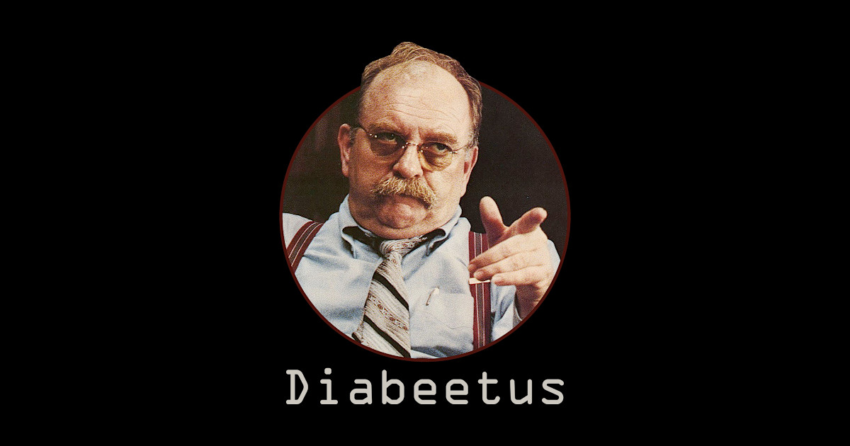 Wilford Brimley '' Diabeetus '' - Diabeetus - Sticker | TeePublic