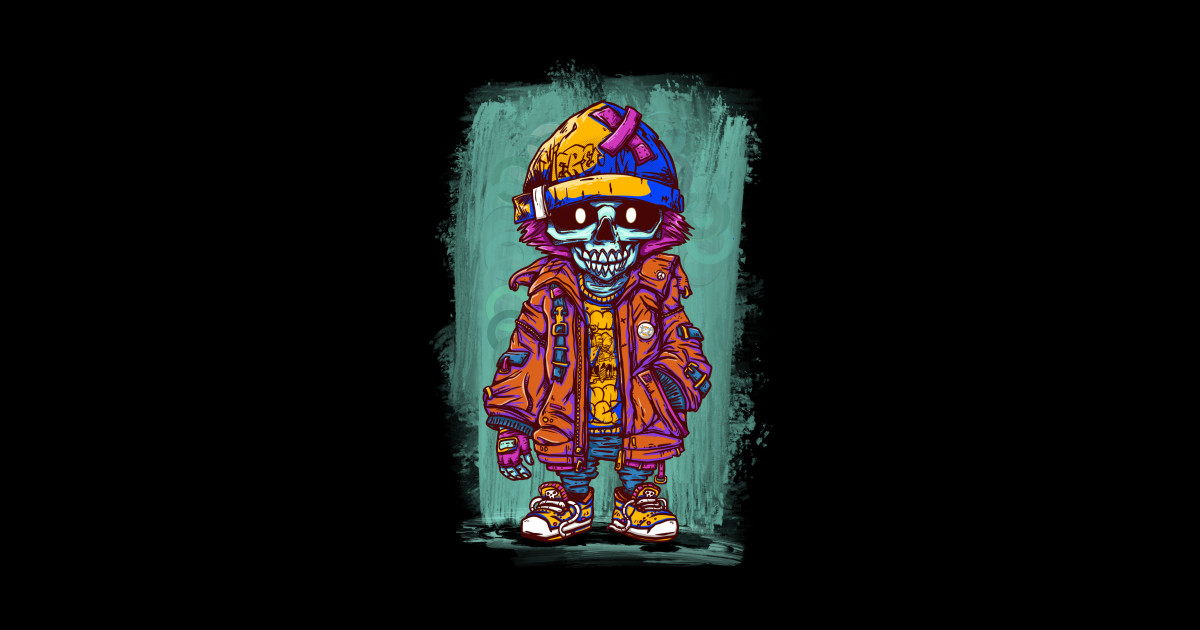 Skull boy - Skull - Sticker | TeePublic