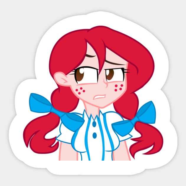 Grumpy Wendy's - Wendys - Sticker | TeePublic