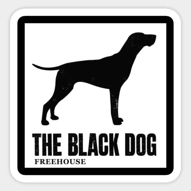 The Black Dog - Black Dog - Sticker | TeePublic