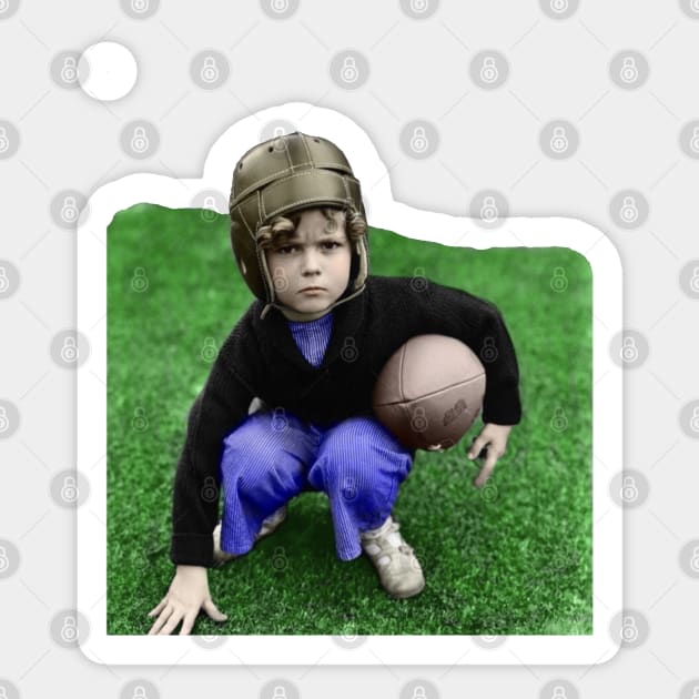 Shirley Temple Football - Shirley Temple - Sticker | TeePublic