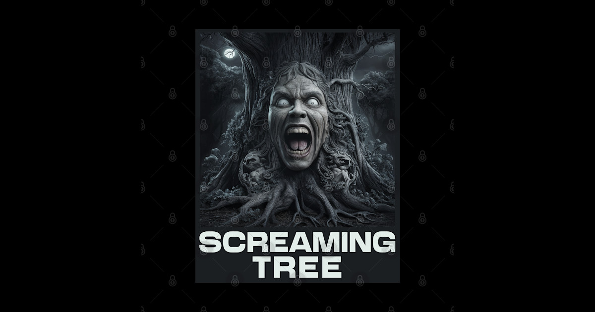 The Face Of Screaming Tree - Screaming Trees - Sticker | TeePublic