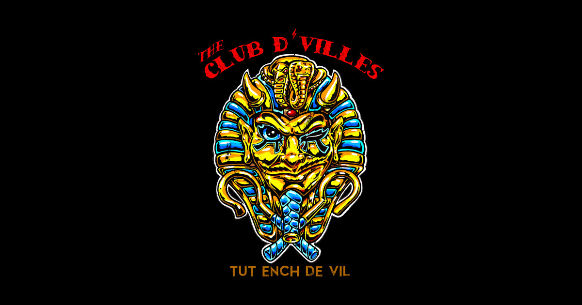 Devil Pharaoh Illustration - Pharaoh Halloween - Sticker | TeePublic