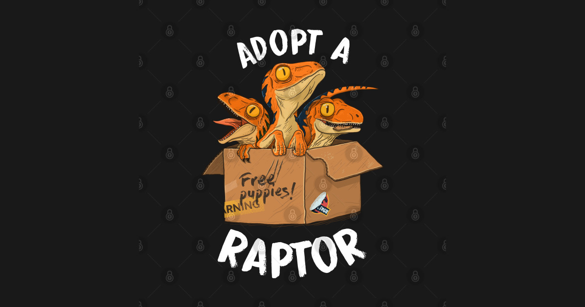 Adopt a raptor - Baby Dinosaurs - T-Shirt | TeePublic