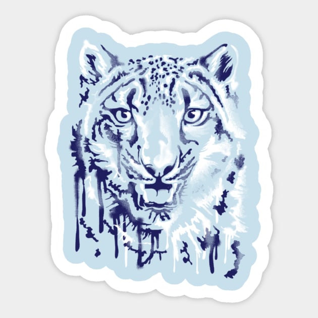 snow leopard graphic
