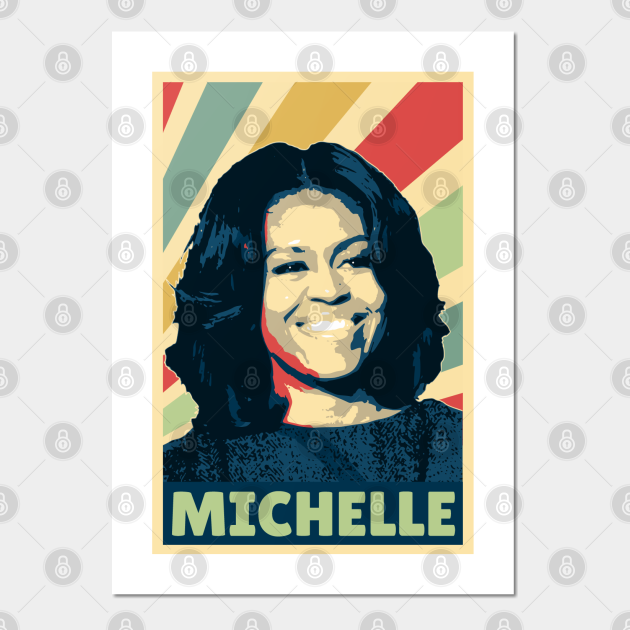 Michelle Obama Vintage Colors - Michelle Obama - Posters and Art Prints ...
