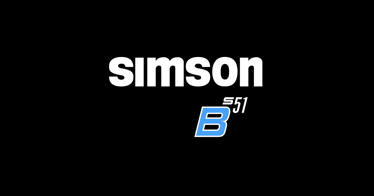 Simson S51 B Logo (v2) - Simson - Posters and Art Prints | TeePublic