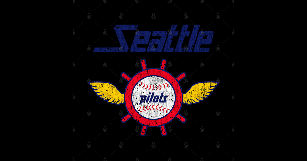 Seattle Pilots Vintage - Baseball - Sticker | TeePublic