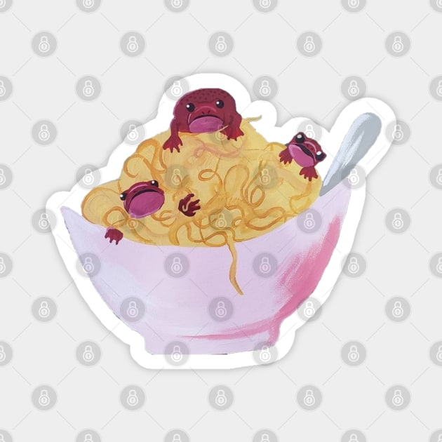 Spaghetti Meatball Frogs Only - Spaghetti And Meatballs - Magnet ...