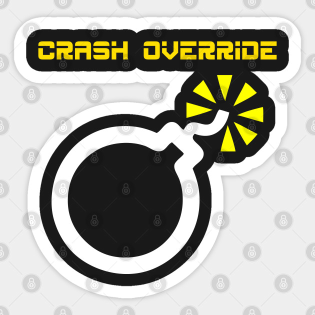 Crash Override - Hackers - Sticker | TeePublic