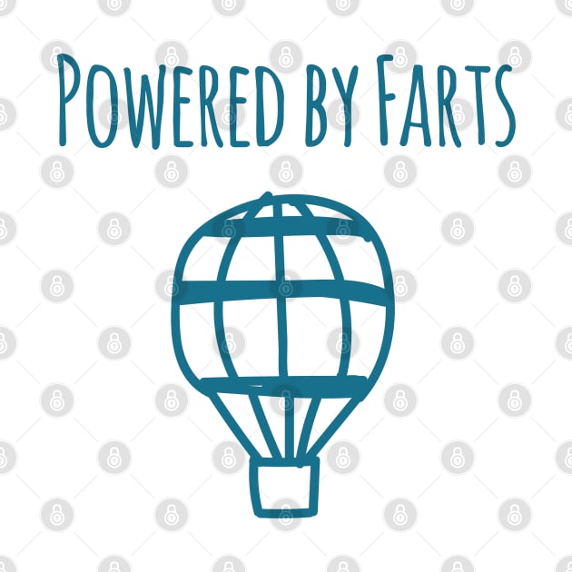 Hot Air Balloon powered by Farts - Funny Fart - Pin | TeePublic