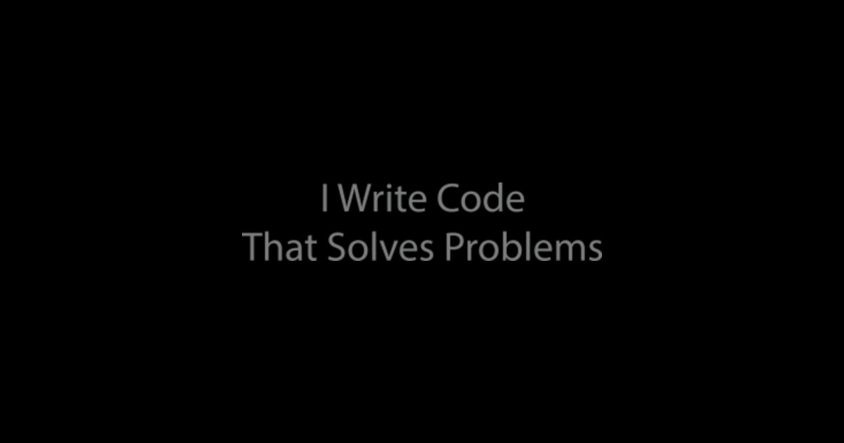 I Write Code That Solves Problems Coder Sticker Teepublic 