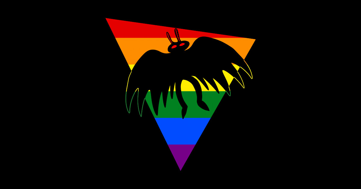 Mothman Pride - Pride - Sticker | TeePublic