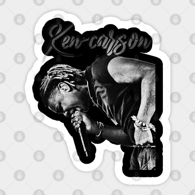 ken-carson - Art drawing, - Ken Carson Vintage - Sticker | TeePublic