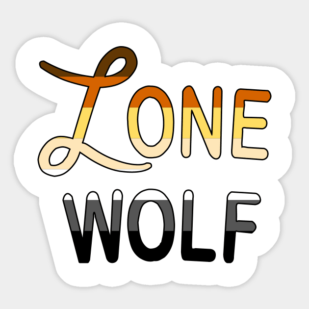 LONE WOLF BFC - Bears - Sticker | TeePublic